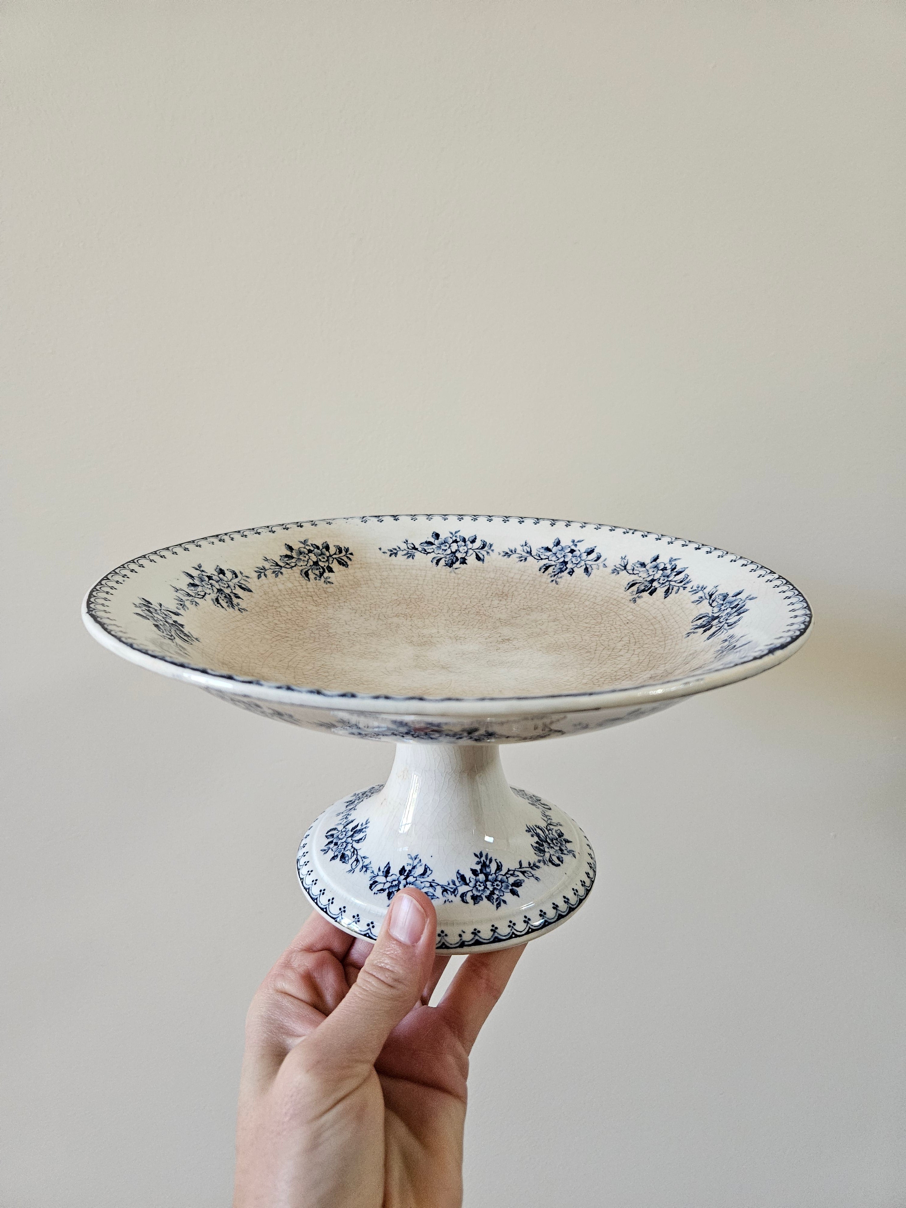 Compotier ancien Gien, Arcachon – Vaisselle Vintage & Cie